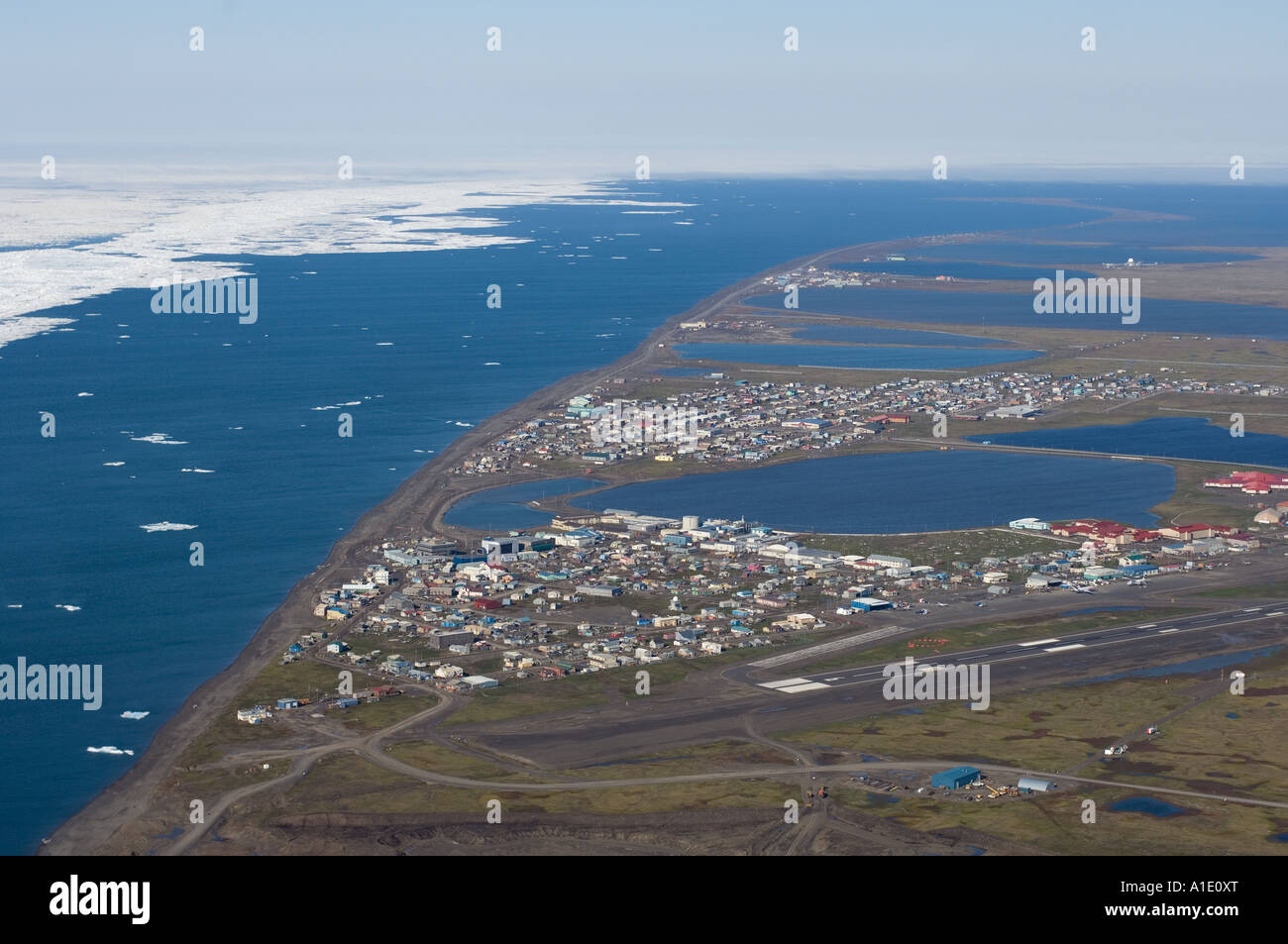 Barrow alaska aerial hi-res stock photography and images - Alamy