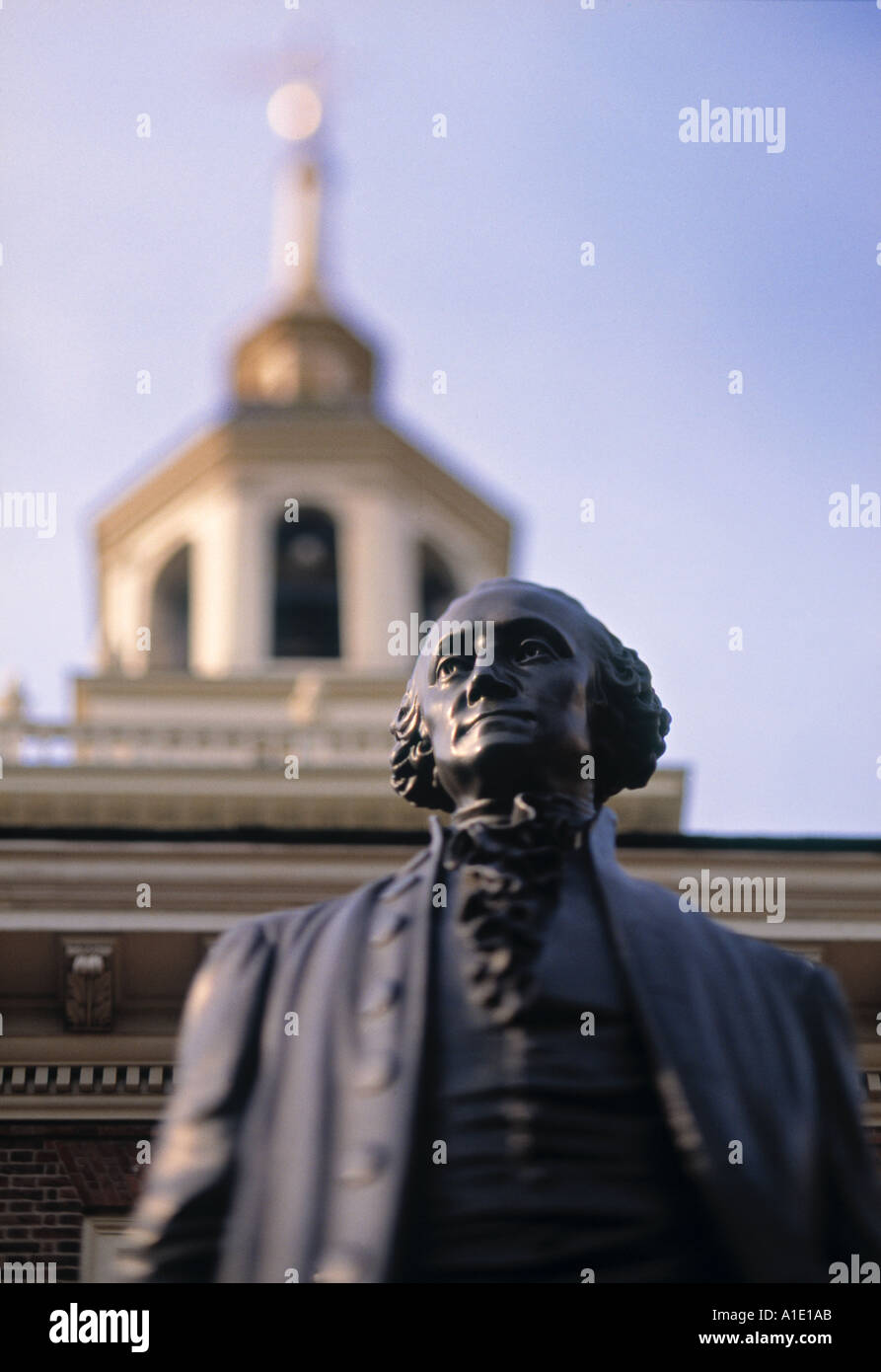 Statue of George Washington, Philadelphia, Pennsylvania, USA Stock ...