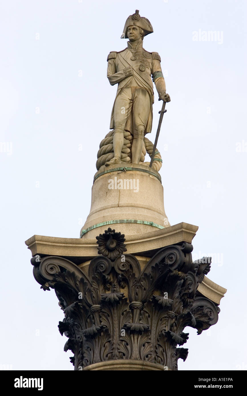 Nelson s Column monument to Admiral Lord Nelson in Trafalgar Square ...