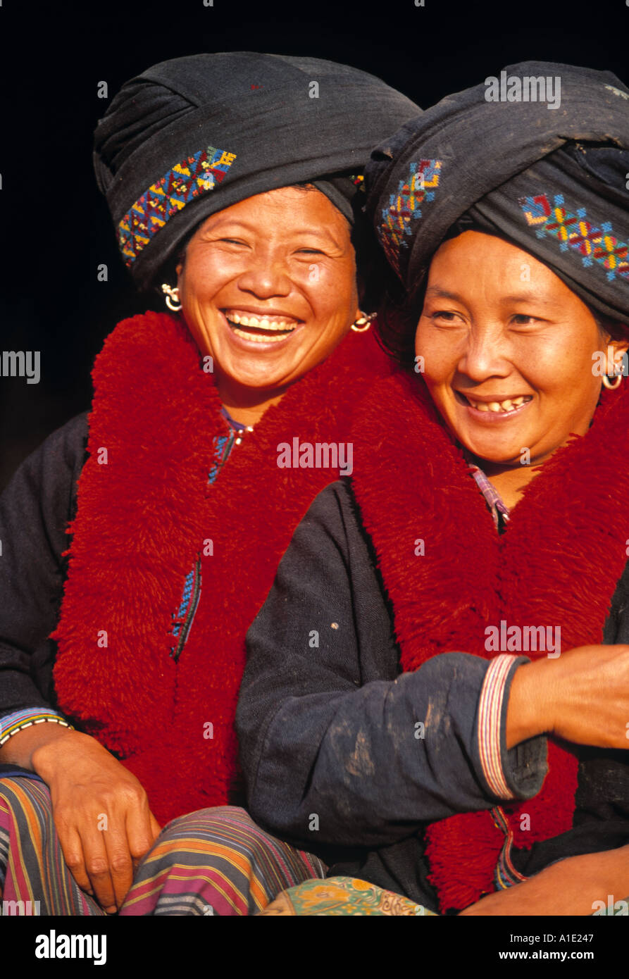 Women of the Yao Tribe Northern Thailand Stock Photo - Alamy
