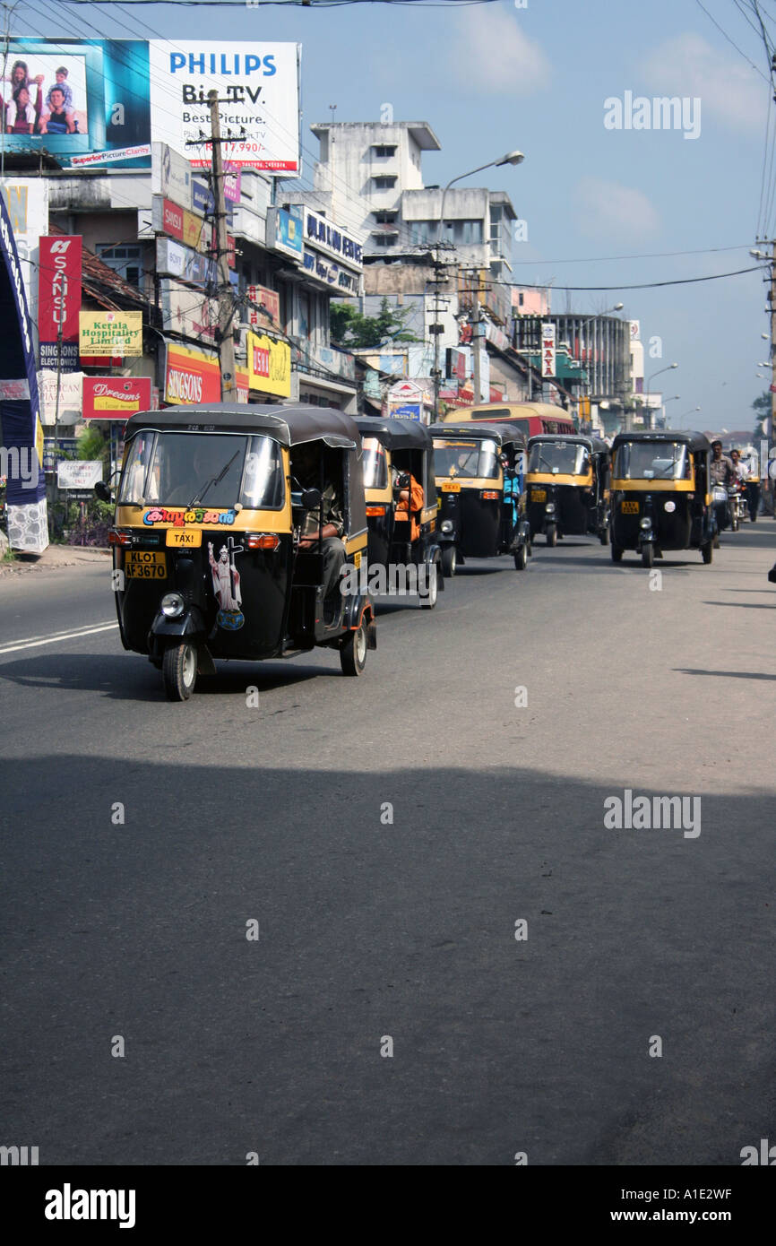 Tuk tuk Rickshaw Trivandrum Kerala India Stock Photo - Alamy