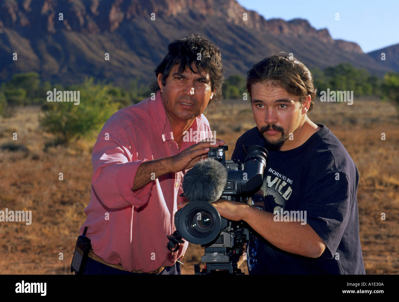 Successful aboriginal cameramen Alan Dawler Dwayne Tickner work for ...