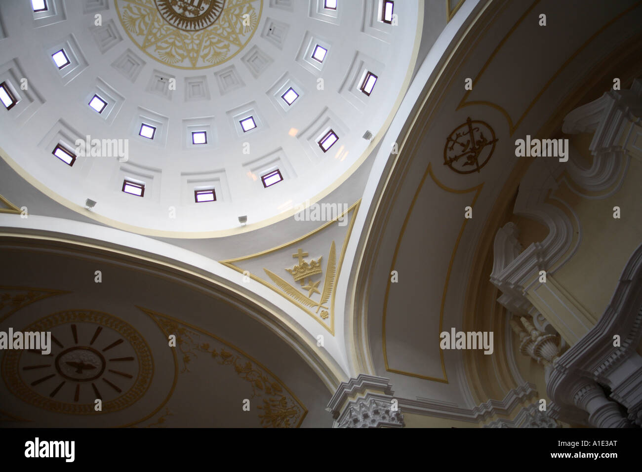 The domed ceiling of the Jesuit Chapel of St Joseph Seminary Macau ...
