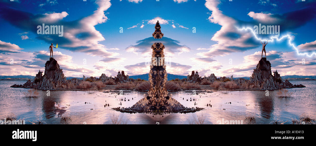 Fire and Lightning Stock Photo - Alamy