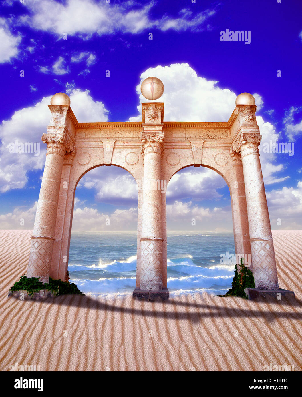 Mirage illusion desert hi-res stock photography and images - Alamy