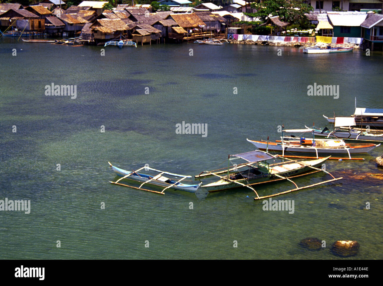 Banka Boats in San Jose, Palawan, Philippines Stock Photo - Alamy