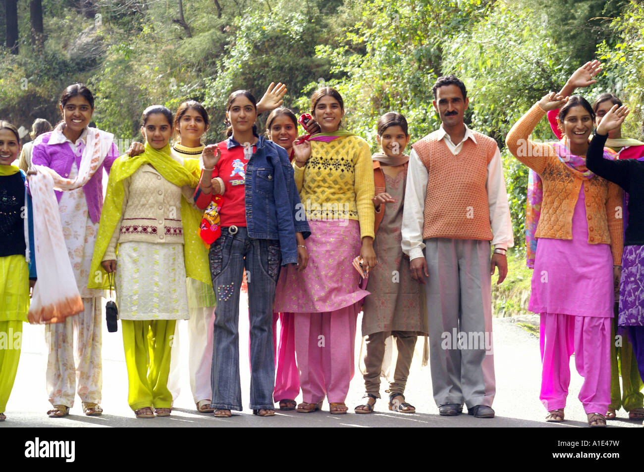 Indian group cheer hi-res stock photography and images - Alamy