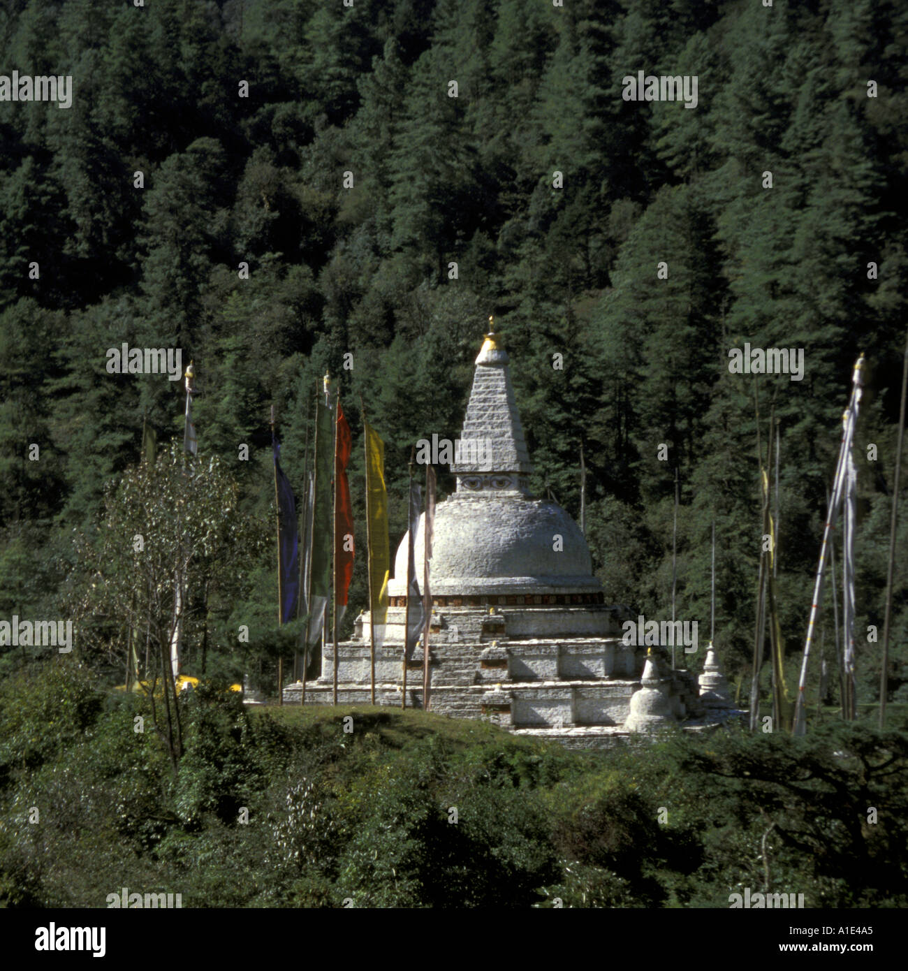 Bhutan style chorten hi-res stock photography and images - Alamy