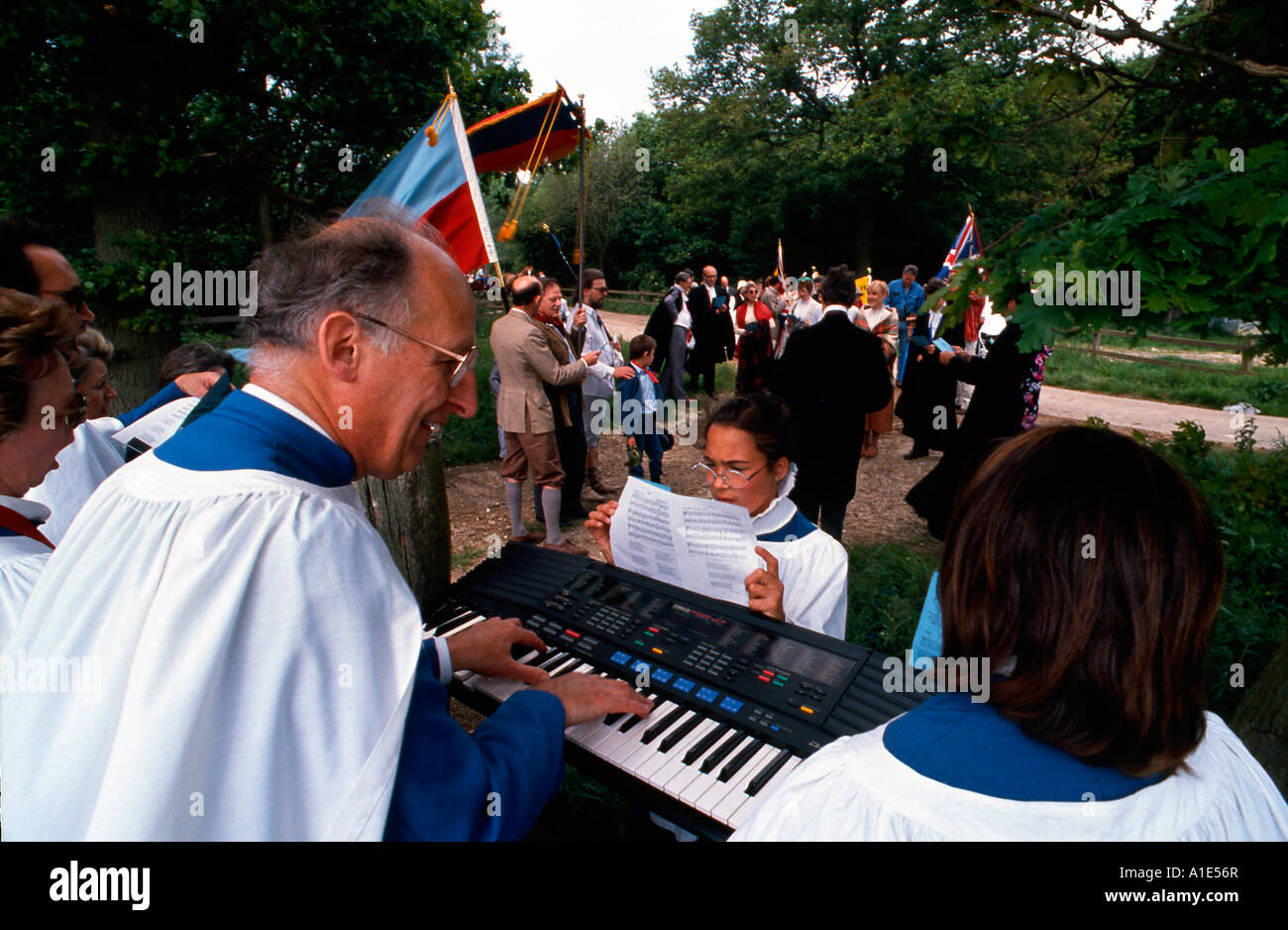 Blessing the Fields Ceremony Surrey England UK Stock Photo - Alamy