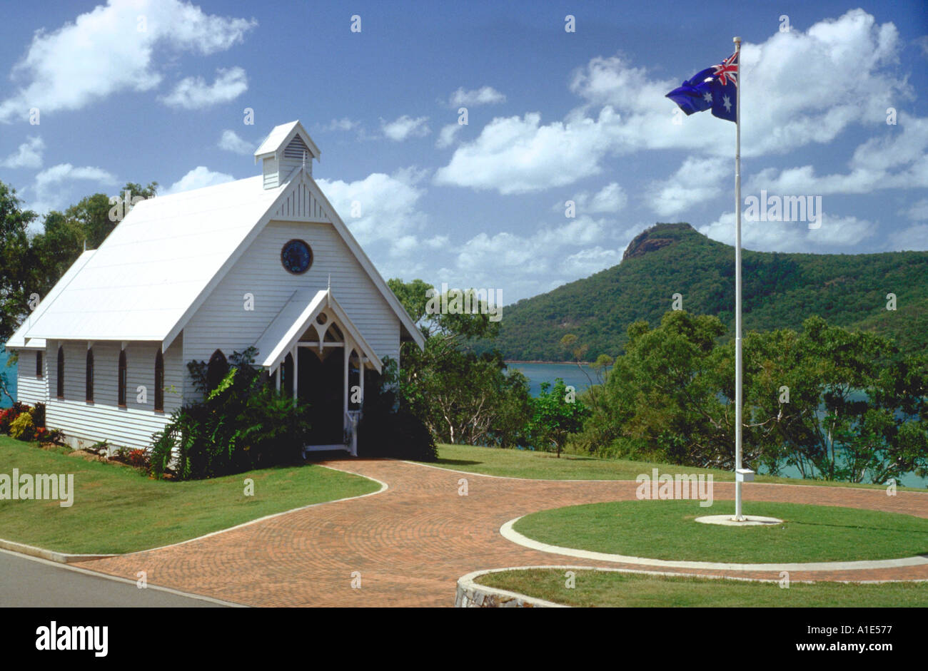 Chapel on Hamilton Island Stock Photo - Alamy
