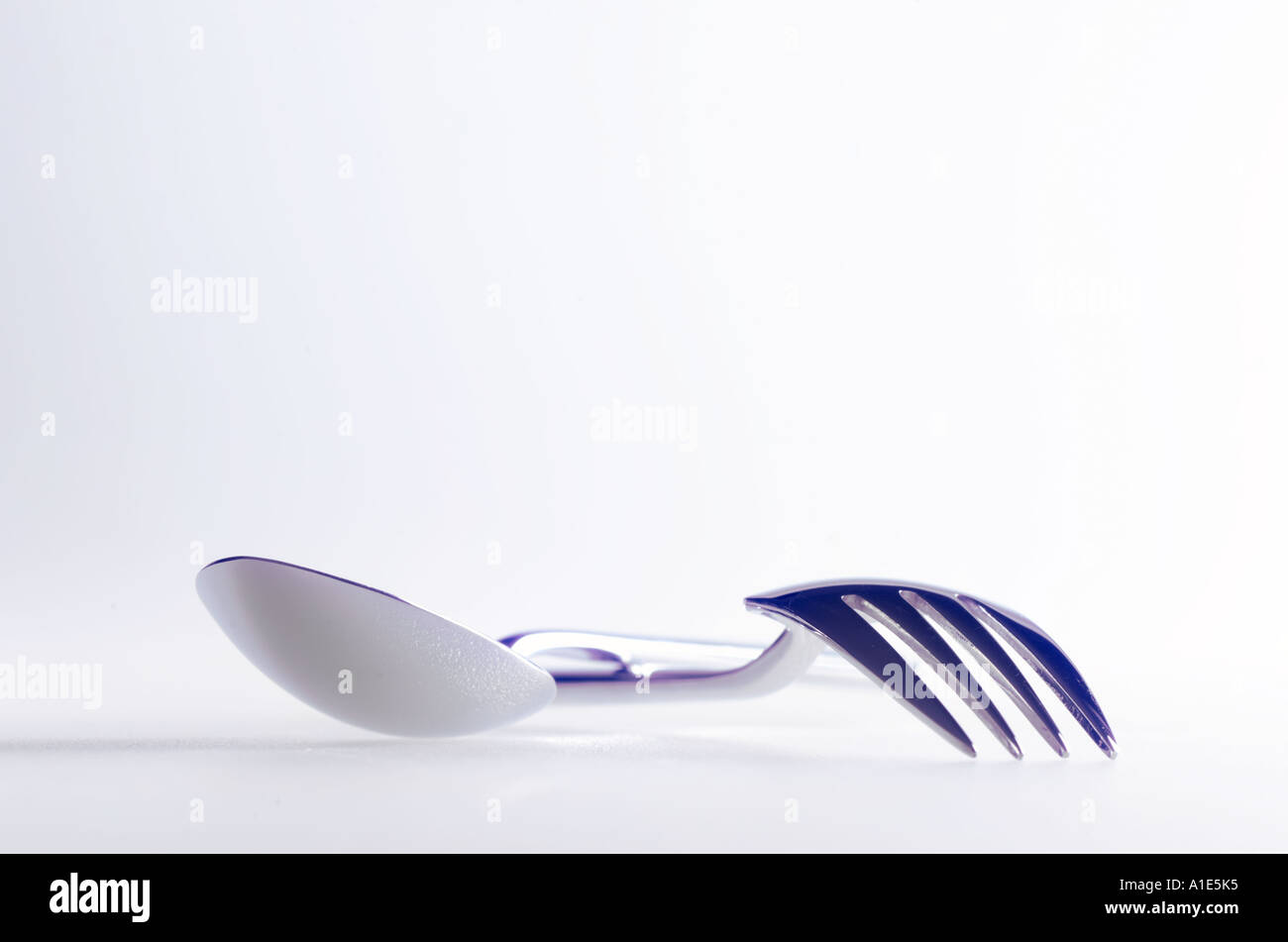spoon and fork Stock Photo - Alamy