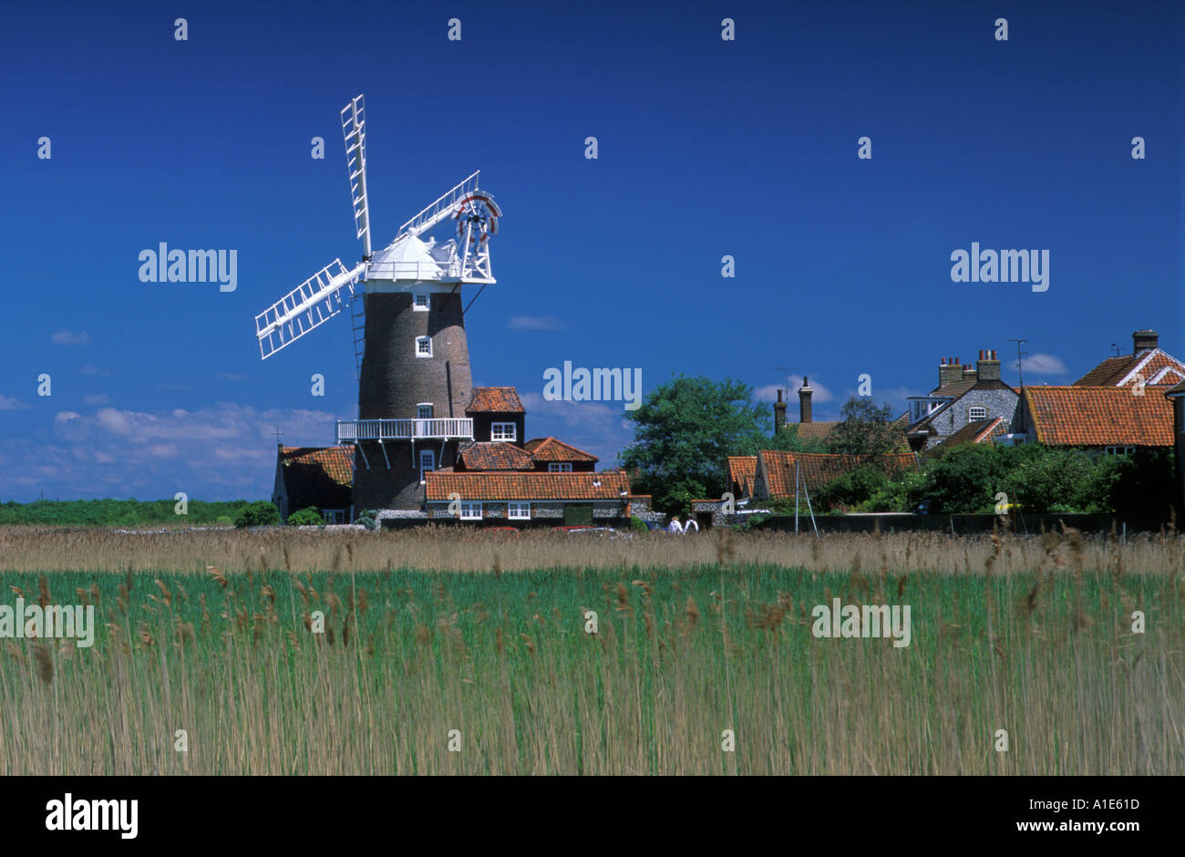 Cley mill wind mill windmill cley norfolk north norfolk hi-res stock ...