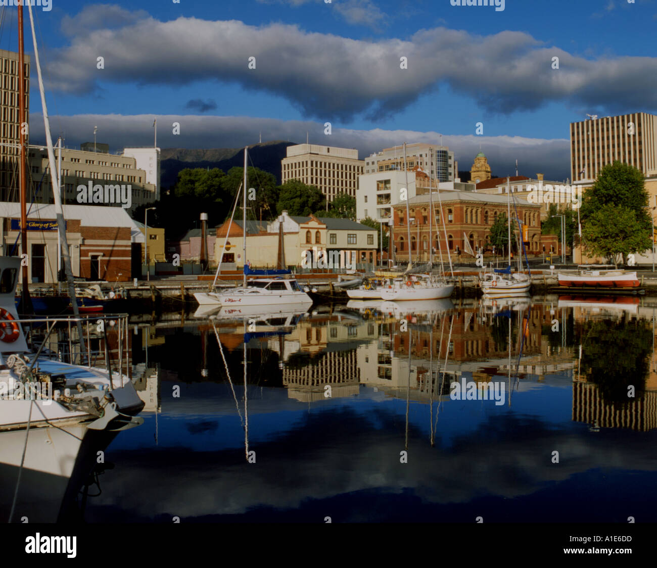 Australia Tasmania Hobart Harbour Stock Photo - Alamy
