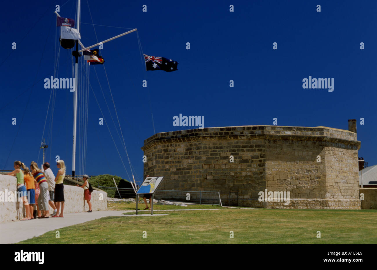 Australia Western Australia Fremantle The Roundhouse Stock Photo - Alamy