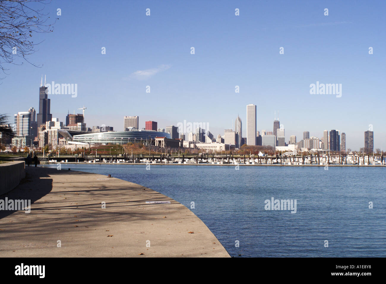 Chicago view from McCormick place Stock Photo - Alamy