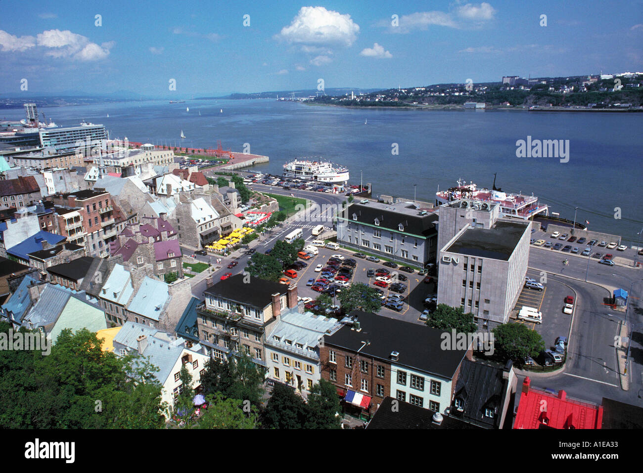 Lower Town and River Quebec City Quebec extensive collection of images ...