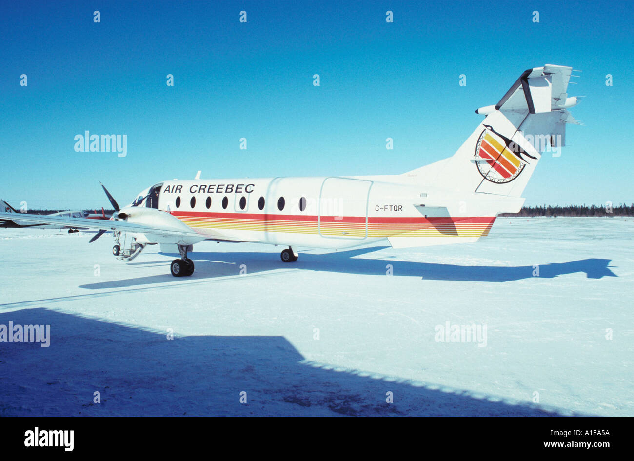 Creebec aircraft James Bay QC Stock Photo - Alamy