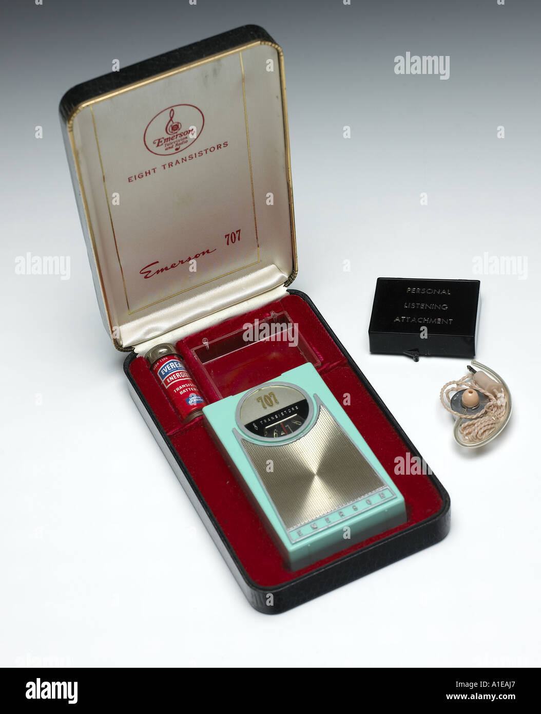 Emerson 707 Radio Inside Its Box Stock Photo - Alamy