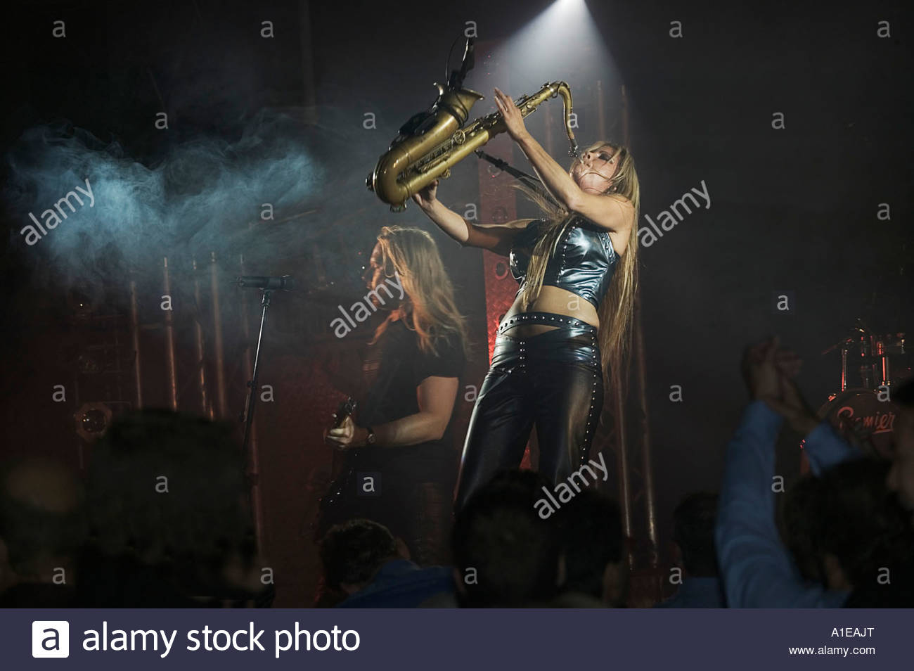 Woman Performing At A Concert High Resolution Stock Photography and ...