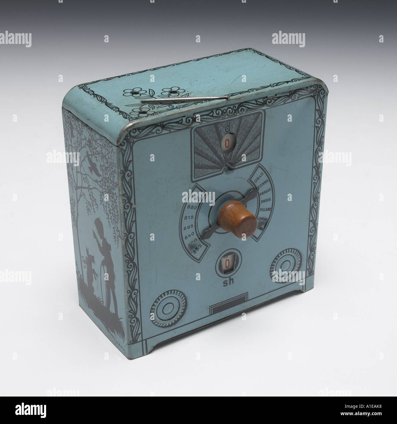 Antique Money Box Stock Photo - Alamy