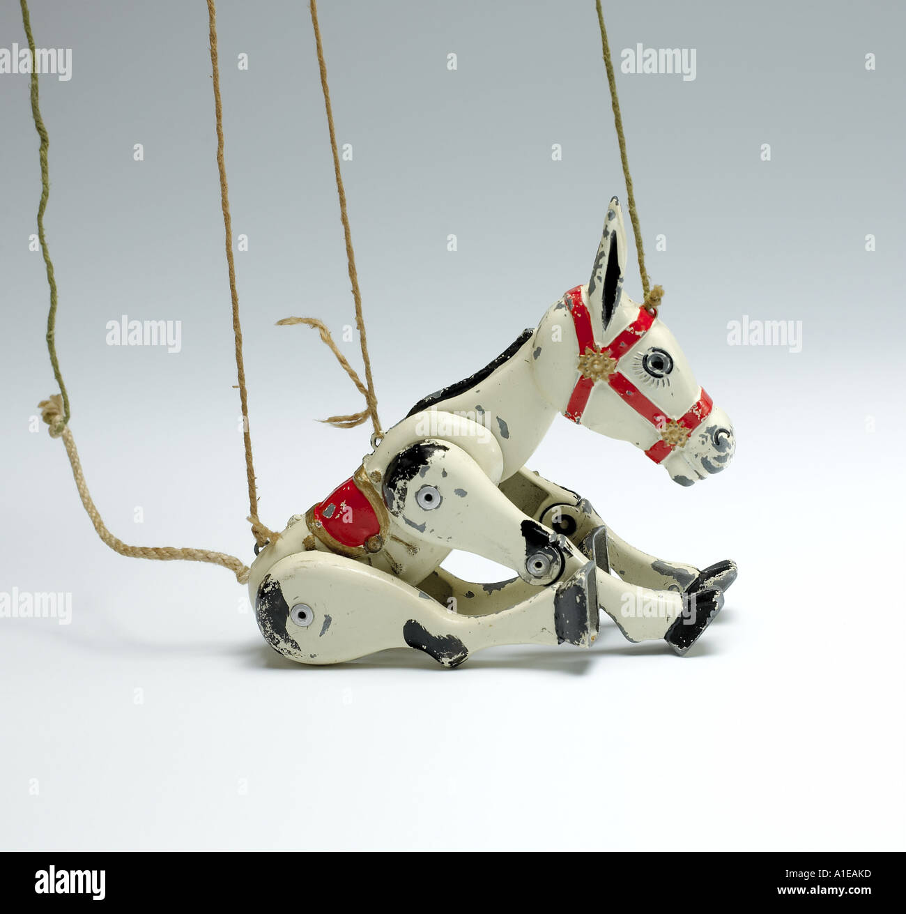 Antique Mule Puppet Stock Photo - Alamy