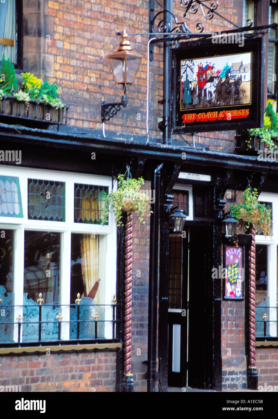 English Pub Chester Cheshire England Stock Photo - Alamy