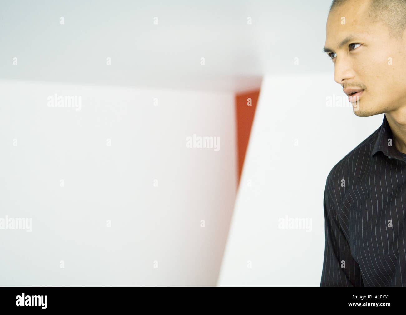 Partial shaved head hi-res stock photography and images - Alamy