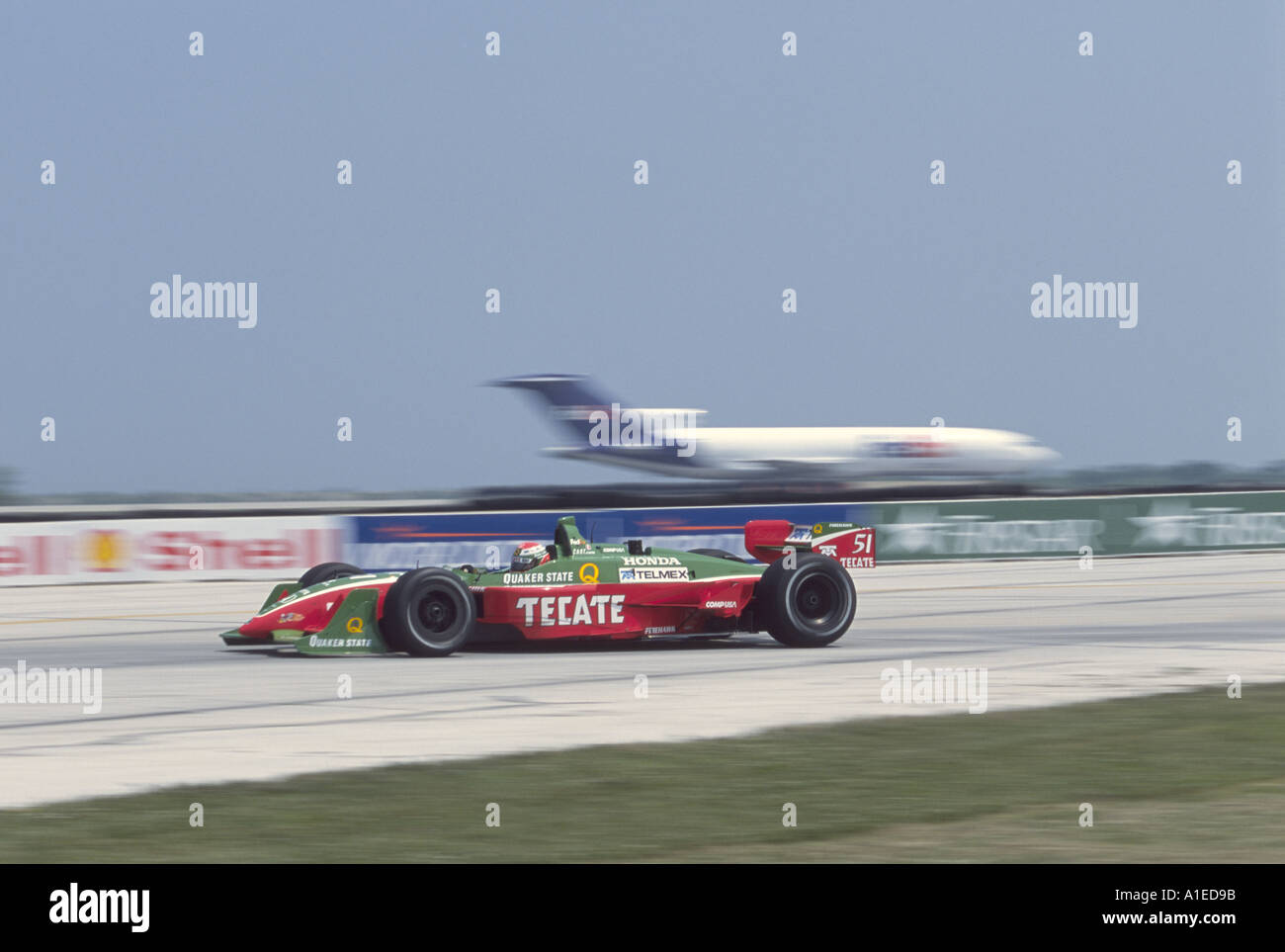 Adrian Fernandez drives his Reynard Honda at the Grand Prix of ...