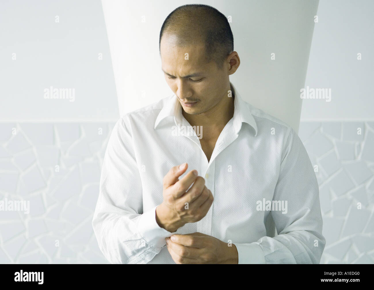 High buttoning hi-res stock photography and images - Alamy