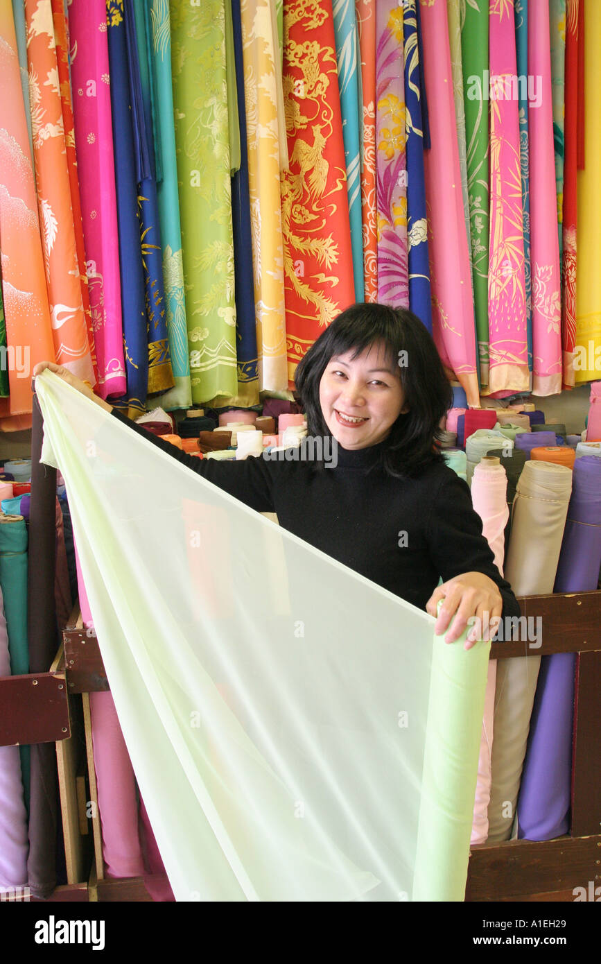 Asian silk hi-res stock photography and images - Alamy