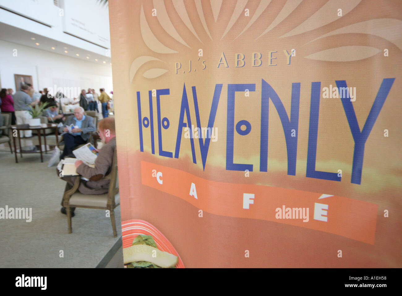 California Garden Grove,Crystal Cathedral,Heavenly Cafe banner,visitors ...