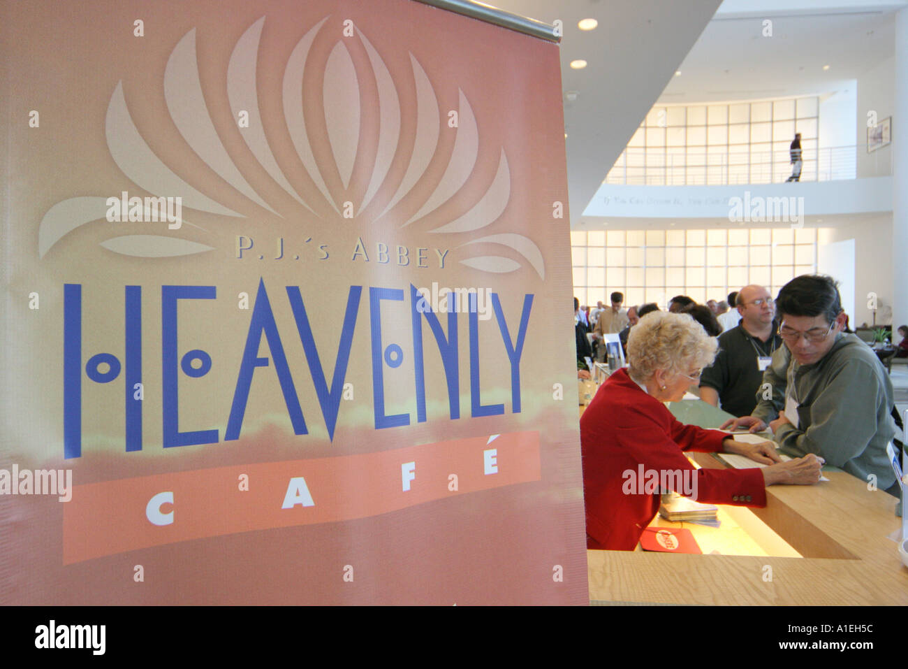 Heavenly cafe banner hi-res stock photography and images - Alamy