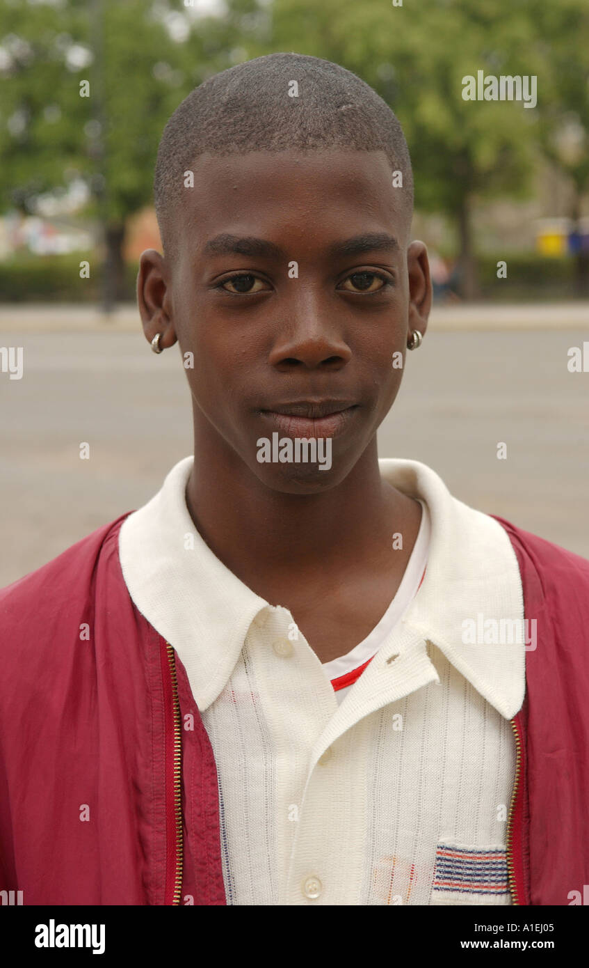 Portrait of a boy Havana Cuba Stock Photo - Alamy