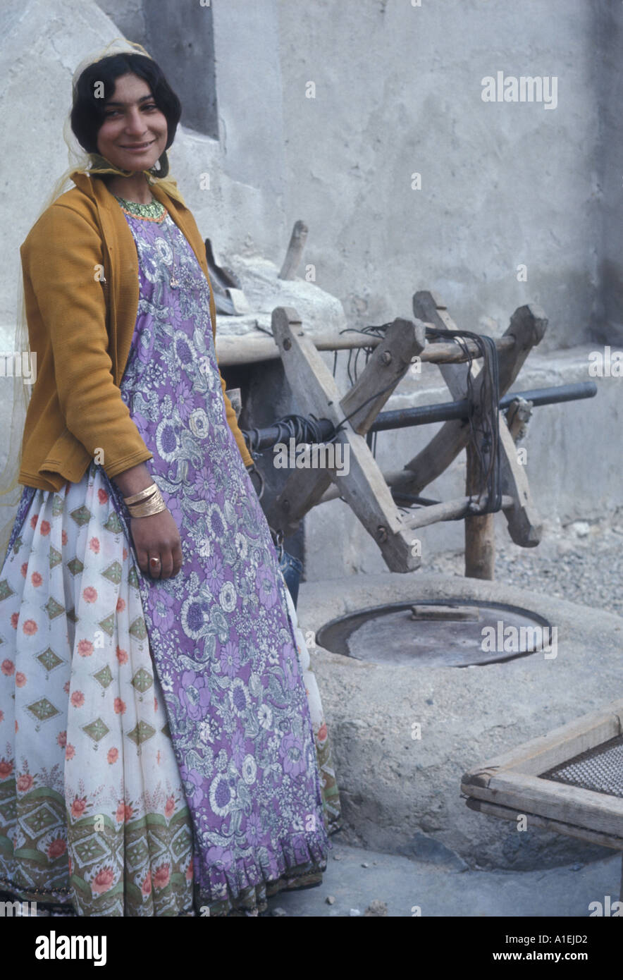 IRAN rural woman near Shiraz, 1971 Stock Photo - Alamy