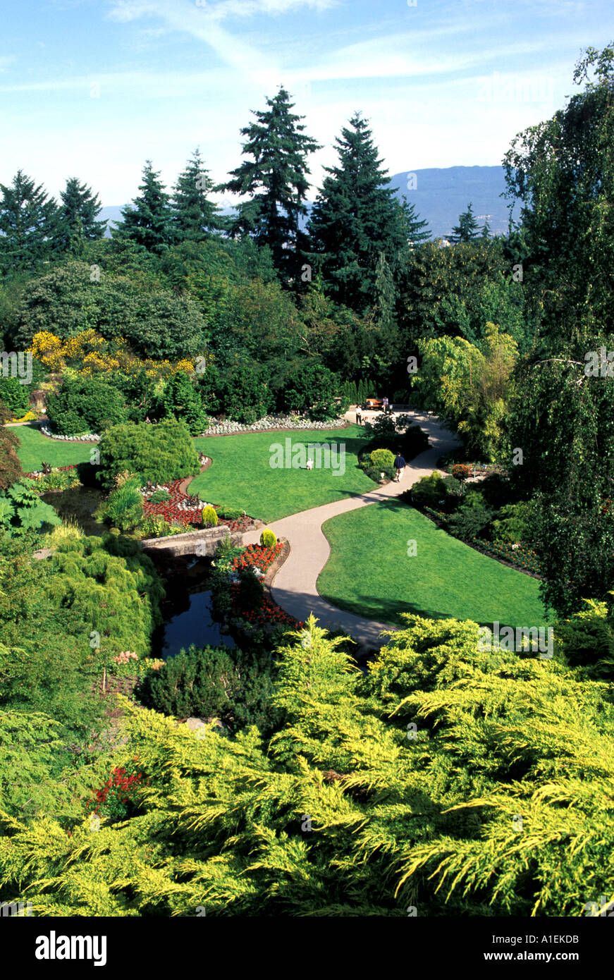 Vancouver Canada Queen Elizabeth Park Gardens Stock Photo - Alamy