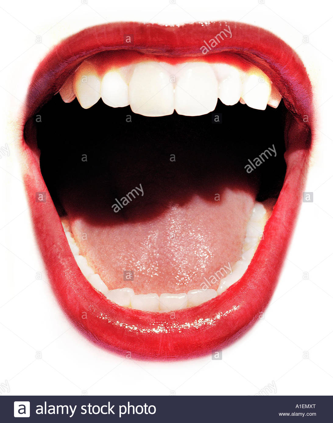 A Screaming Woman's Mouth High Resolution Stock Photography and Images ...