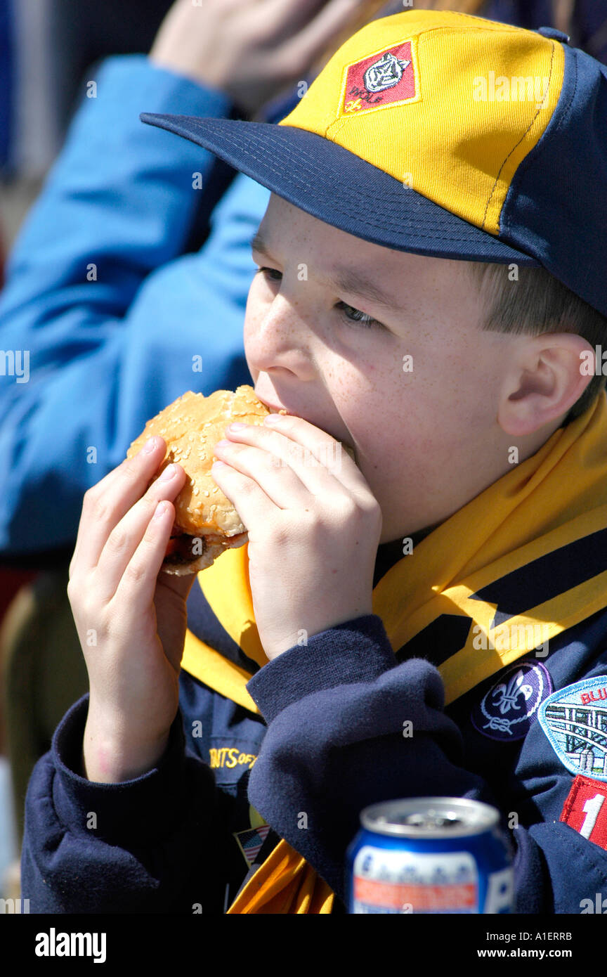 Cub scout salute hi-res stock photography and images - Alamy