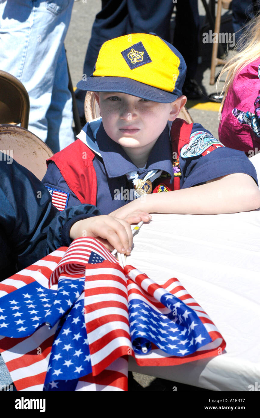Boy and Cub Scouts participate in Activities at a Memorial Day festival ...