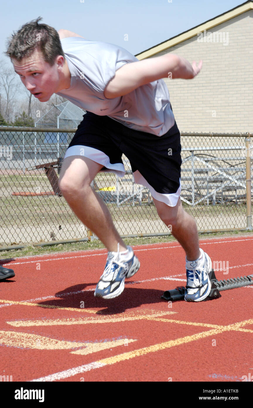 100 meter dash hi-res stock photography and images - Alamy