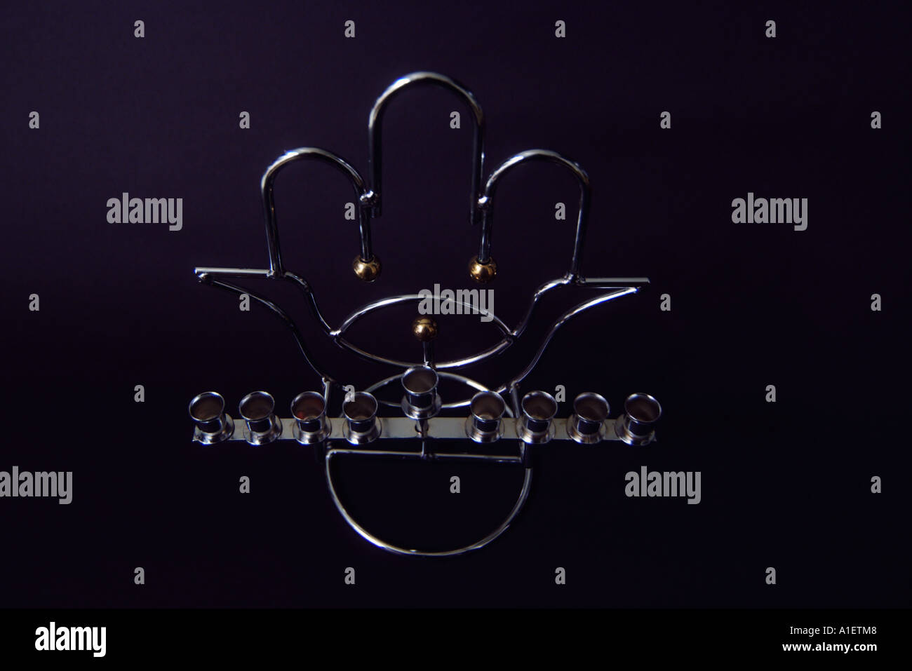 A Chanukia the main symbol of Chanukah The Jewish festival of light ...