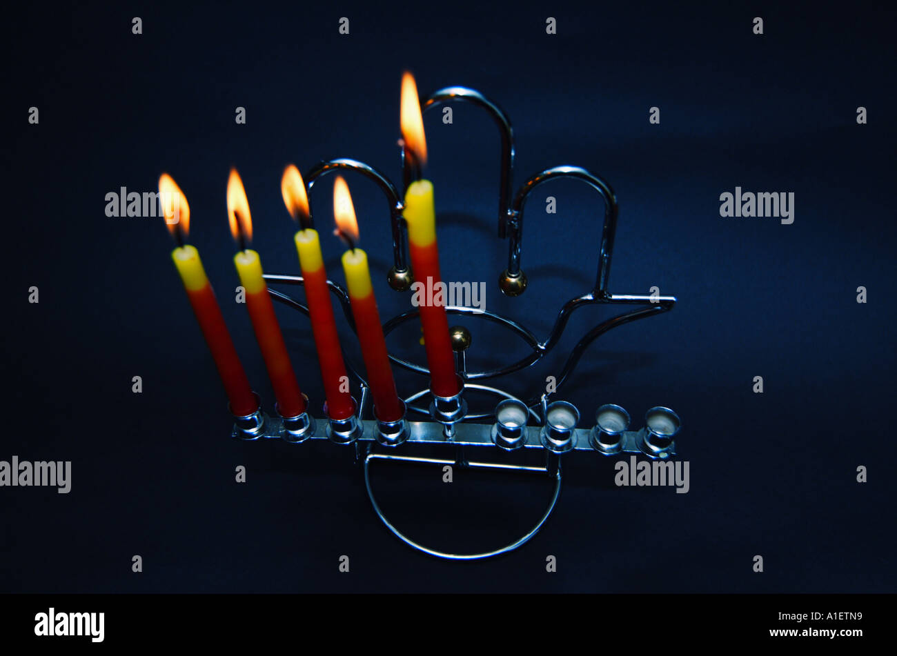 A Chanukia the main symbol of Chanukah The Jewish festival of light ...