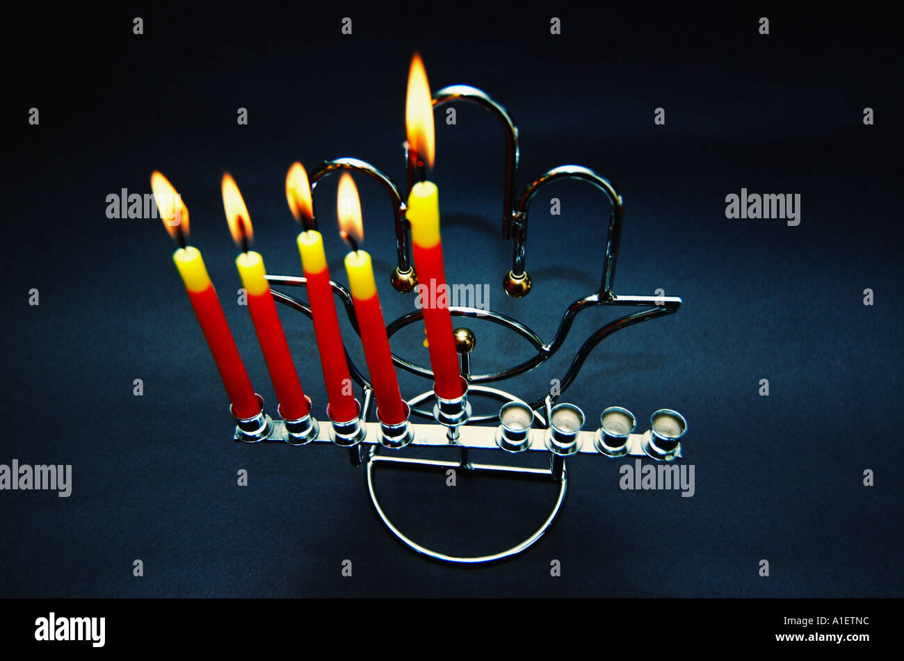 A Chanukia the main symbol of Chanukah The Jewish festival of light ...