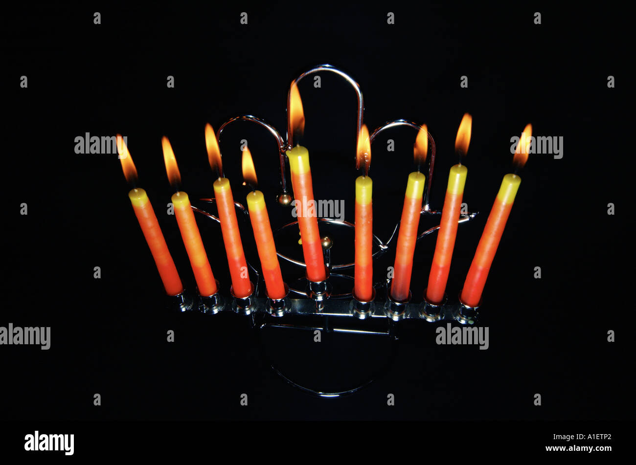 A Chanukia the main symbol of Chanukah The Jewish festival of light ...