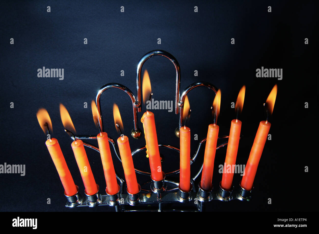 A Chanukia the main symbol of Chanukah The Jewish festival of light ...