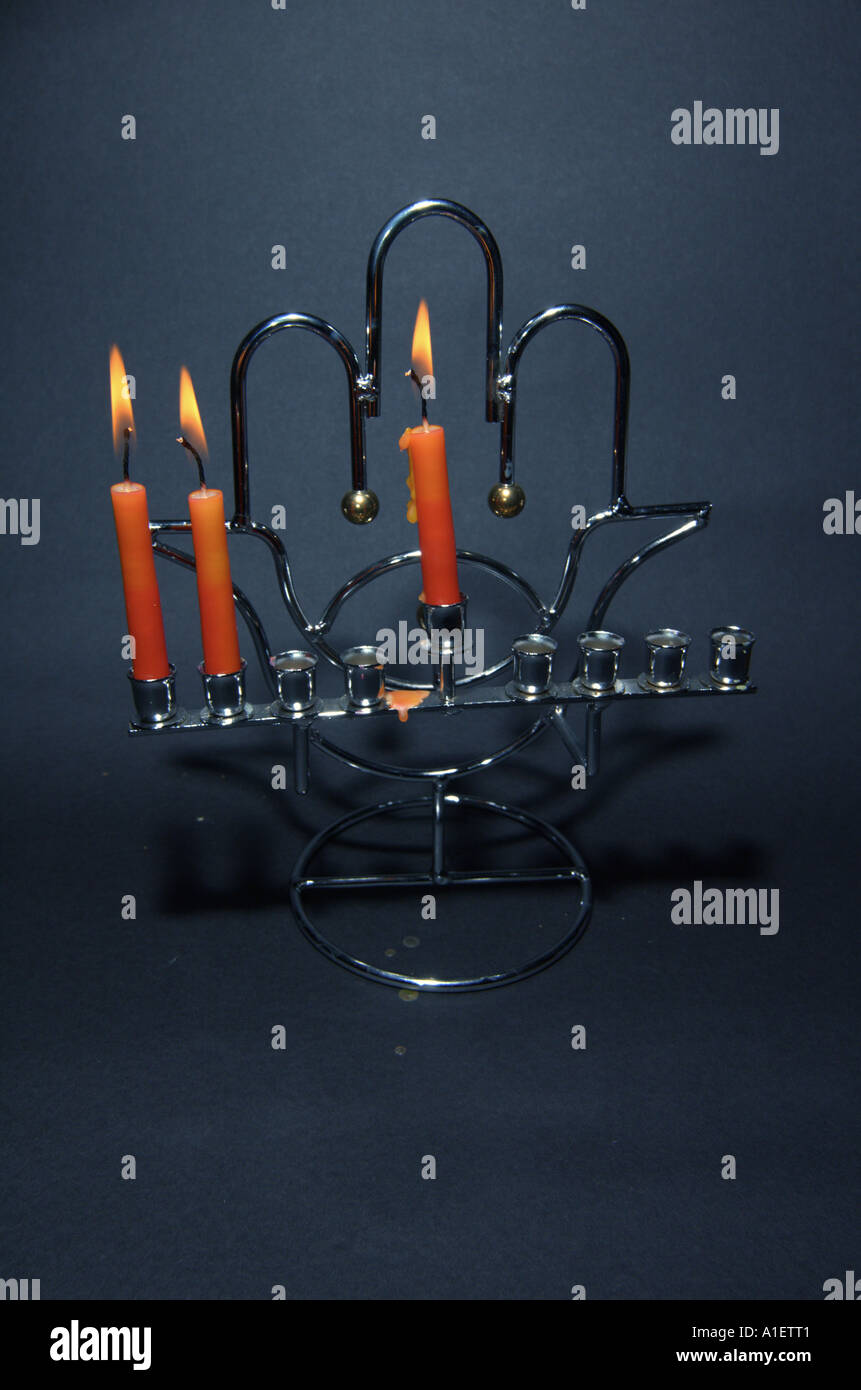 A Chanukia the main symbol of Chanukah The Jewish festival of light ...