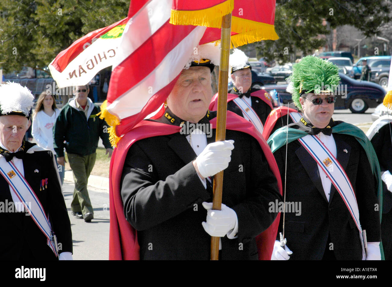 Activities at a Memorial Day festival and parade Stock Photo - Alamy