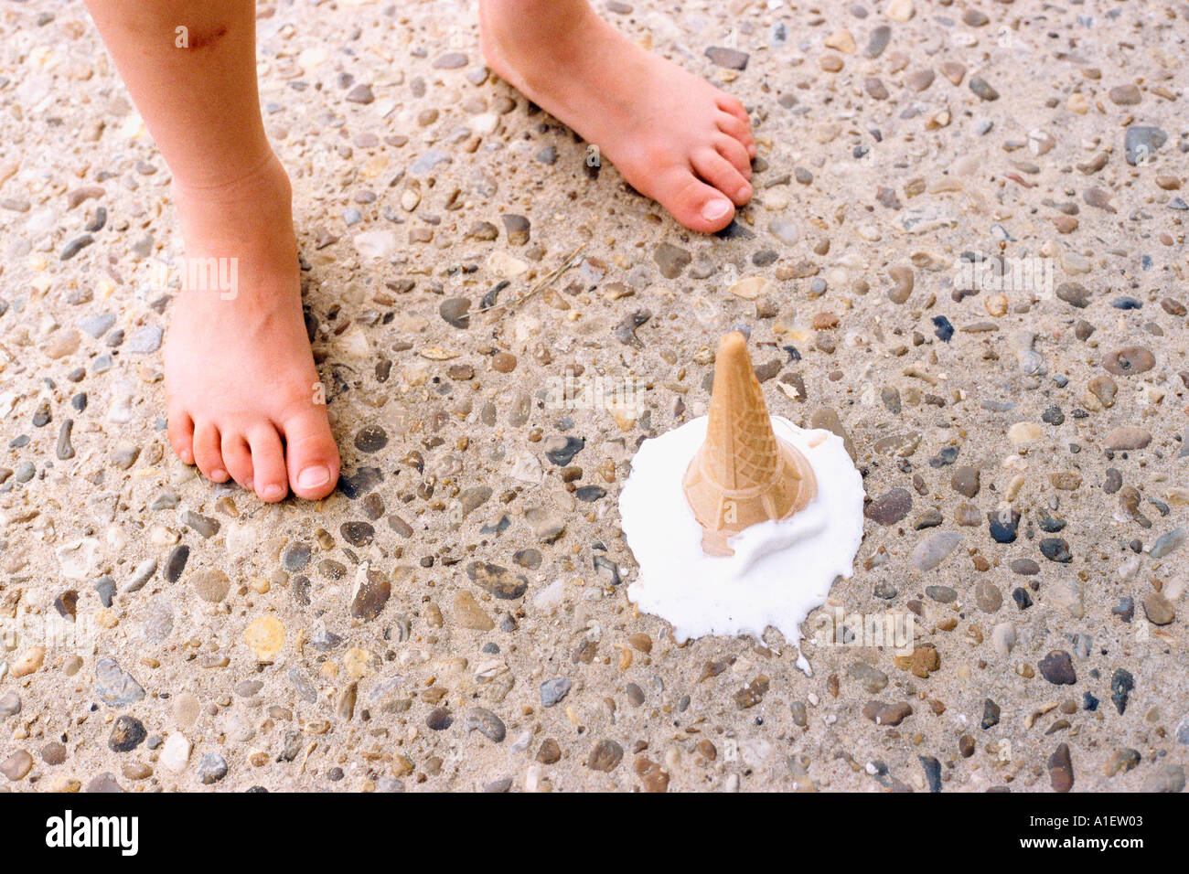 Childs feet hi-res stock photography and images - Alamy
