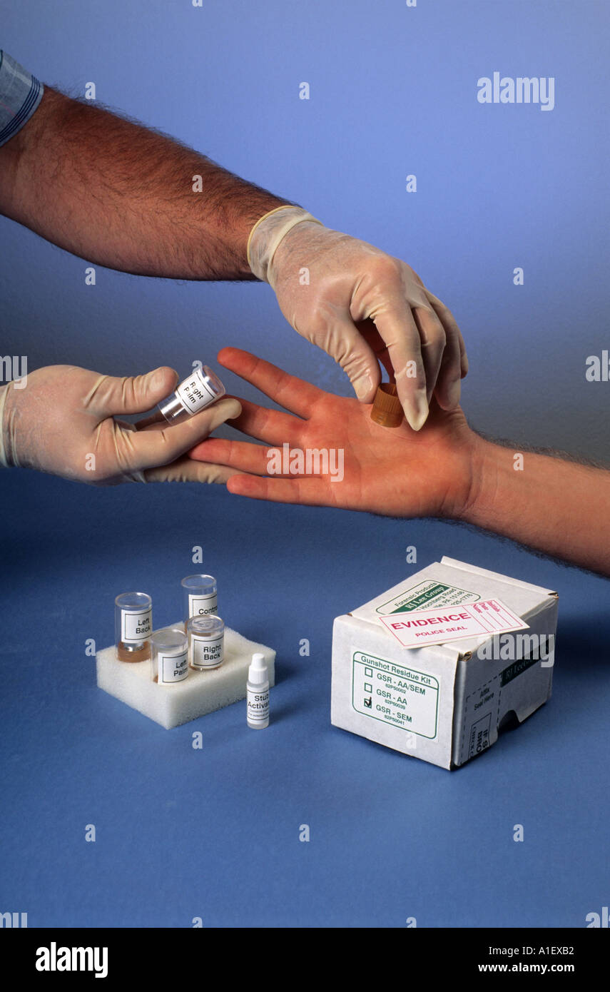 Gunshot residue hi-res stock photography and images - Alamy