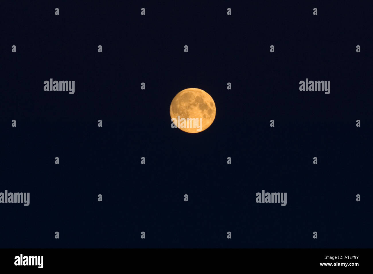 full moon over the Inupiat village of Kaktovik Barter Island 1002 area ...