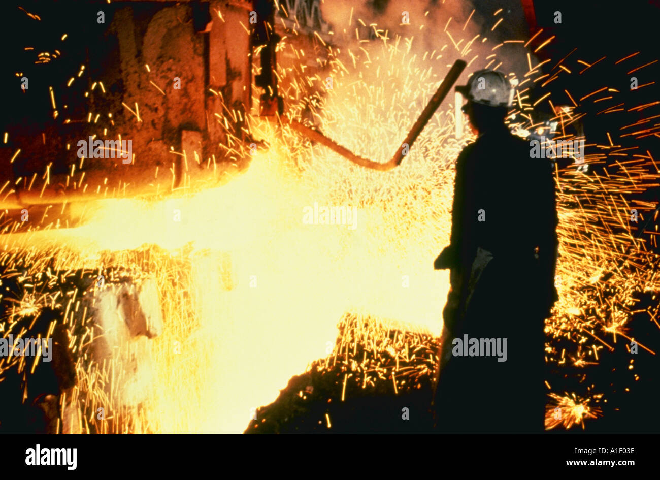 Steel factory in India Stock Photo - Alamy